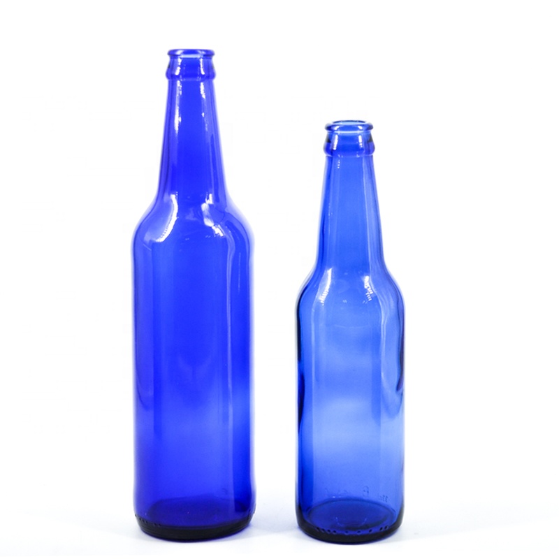 330ml blue beer glass bottle - UNITEDPACKING COOPERATION